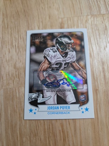 2013 Topps Magic JORDAN POYER Autograph #215 Rookie Auto RC Eagles ...