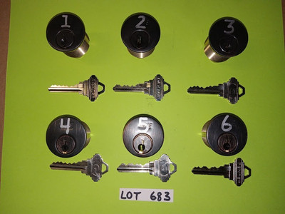 LOT #683...6 PCS ACE, PROGRESSIVE LOCK SET...PICKERS, STUDENTS , # ...