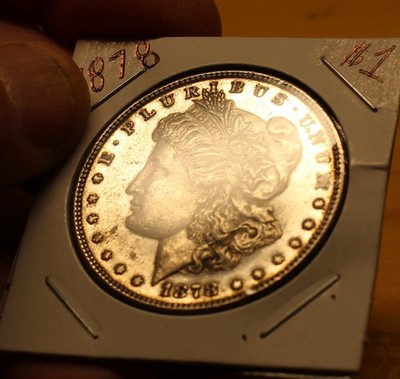 1878 US MORGAN SILVER DOLLAR COIN PROOF LIKE | eBay