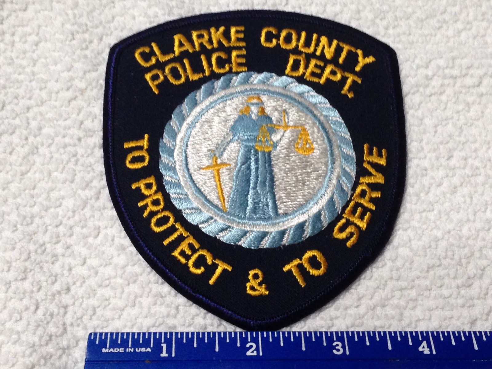 GA Clarke County Police Department To Protect & To Serve Patch | eBay