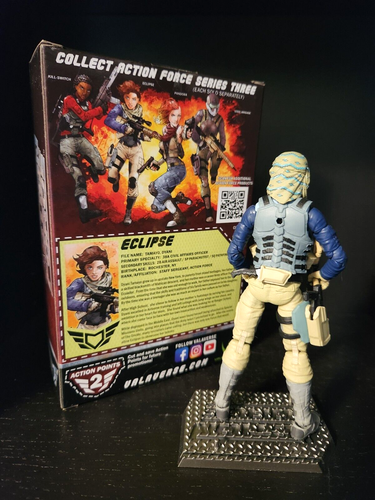 Valaverse Action Force ECLIPSE - Complete w/Box - GI JOE Classified | eBay