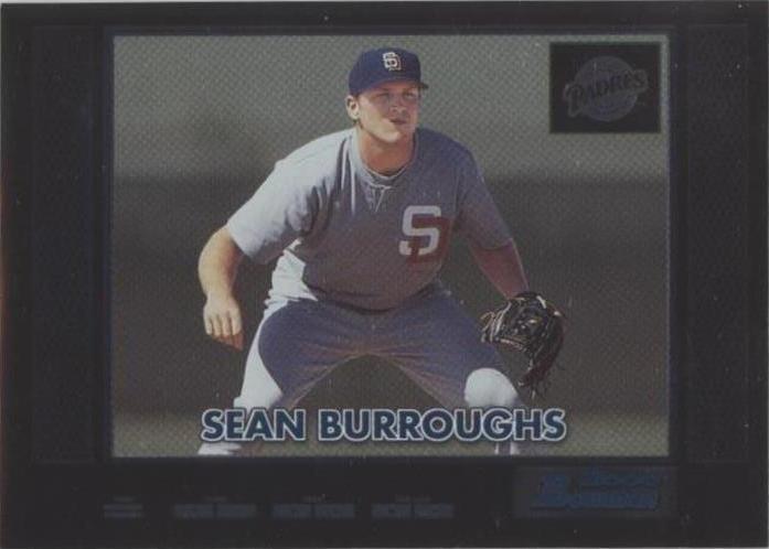 2000 Bowman - Sean Burroughs #255 Retro-Future for sale online | eBay