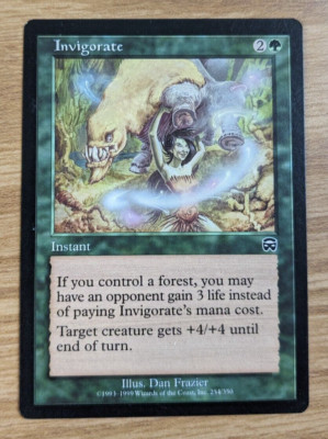 INVIGORATE - Magic The Gathering MTG Collectible Card game | eBay UK