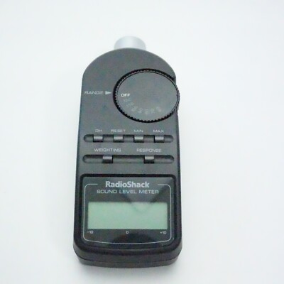 Sound & Audio Measurement - Radioshack Digital Sound Level Meter