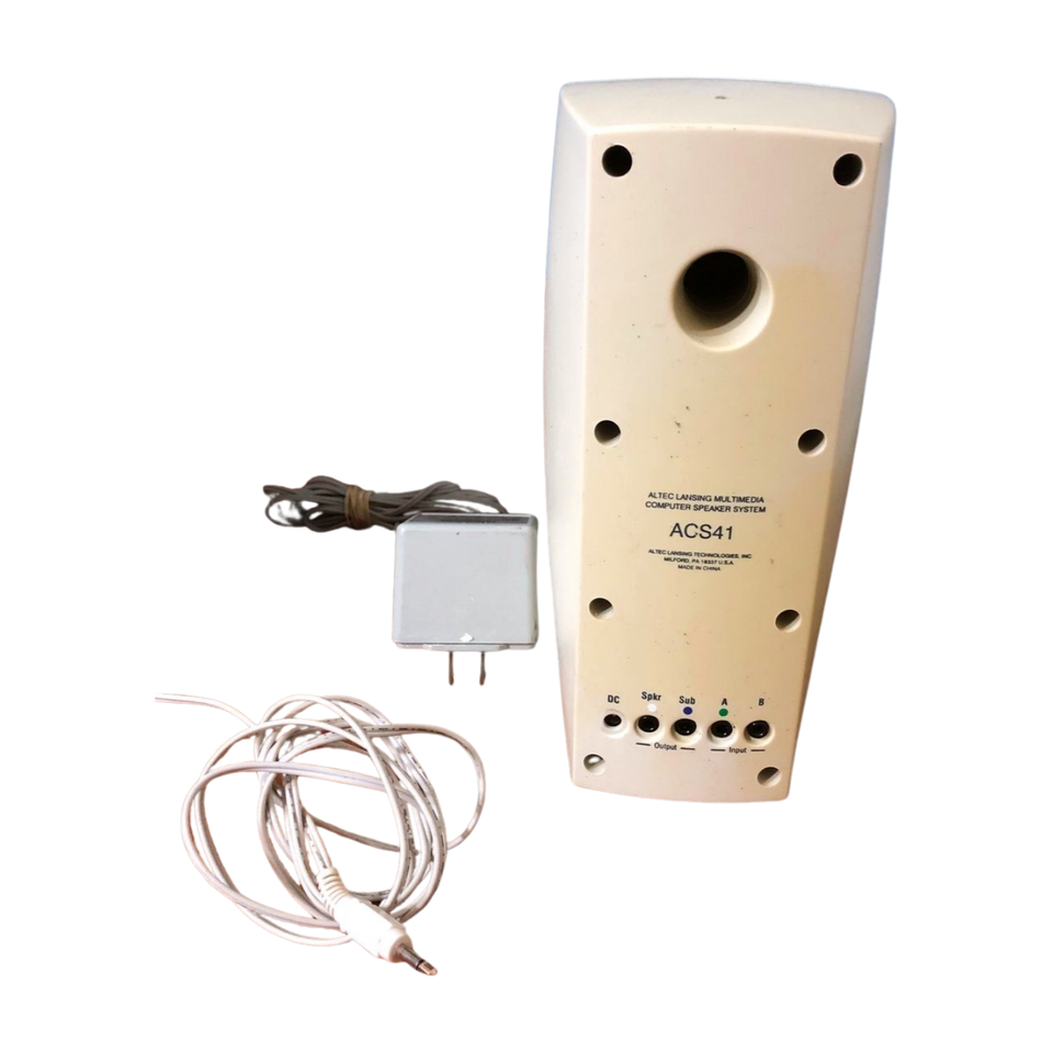 Vintage Gateway 2000 ACS41 Altec Lansing Multimedia Computer Speaker ...