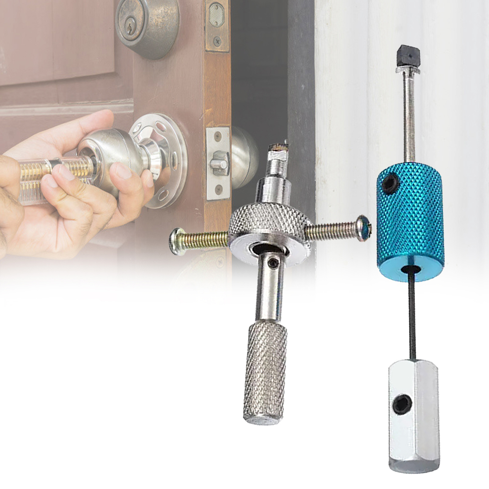 2pcs Locksmith Tools Smooth Surface Easy to Use Anti-rust Locksmith Key ...