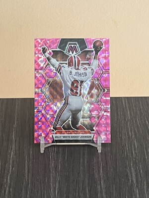 2023 NFL Mosaic Billy “White Shoes” Johnson Pink CAMO Mosaic #11 ...