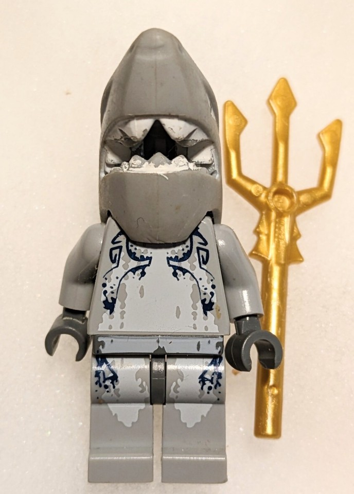 Lego Atlantis Shark Trident Minifigure Atl004 Warrior | eBay