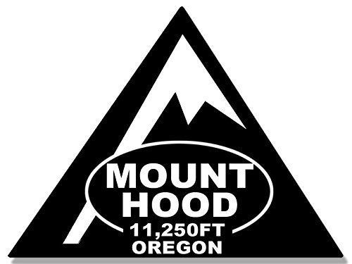 4" MOUNT HOOD OREGON 11,250 FT HELMET BUMPER CAR STICKER DECAL MADE IN ...