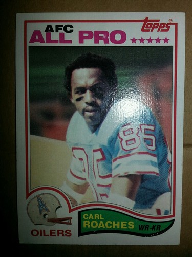 1982 Topps Carl Roaches Houston Oilers #104 Football Card | eBay