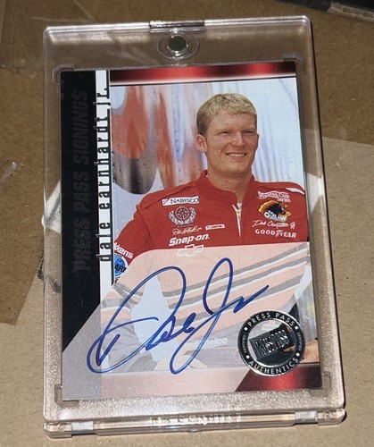 DALE EARNHARDT JR. - 1999 Press Pass - Signings - Certified On-Card ...