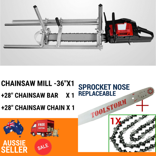 36” Mill+28"Bar + 1 Chain Fit Stihl Chainsaw MS500i MS 500i | eBay ...