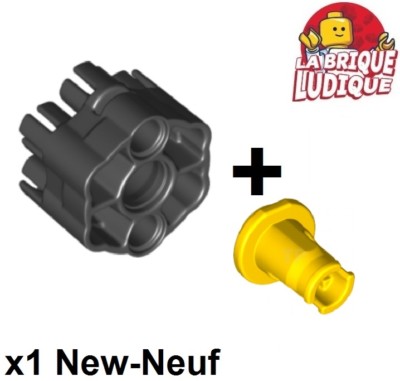 Lego 1x minifig arme weapon shooter rapid cannon barrel noir 18588 ...