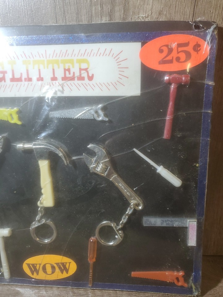 Vintage Toy Tool Store Display NEW OLD STOCK MADE IN HONG KONG 9.5" X 8 ...