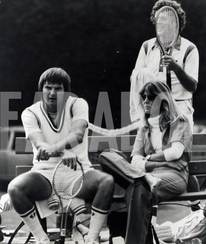 Photo de presse vintage Tennis, Wimbledon, Connors Et Miss Monde,1976 ...