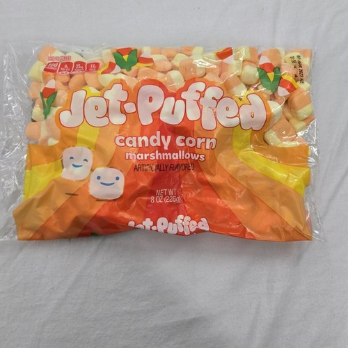 Jet-Puffed Candy Corn Shaped Halloween Fall Marshmallows, 8 oz Bag Exp ...