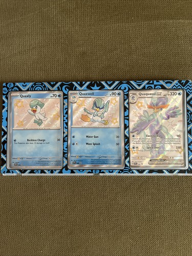 Pokémon TCG Holo Quaxly Evolution Set Near Mint Condition | eBay