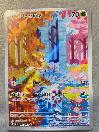 Deerling SIR 165/162 Temporal Forces Illustration Rare Full Art Pokemon ...