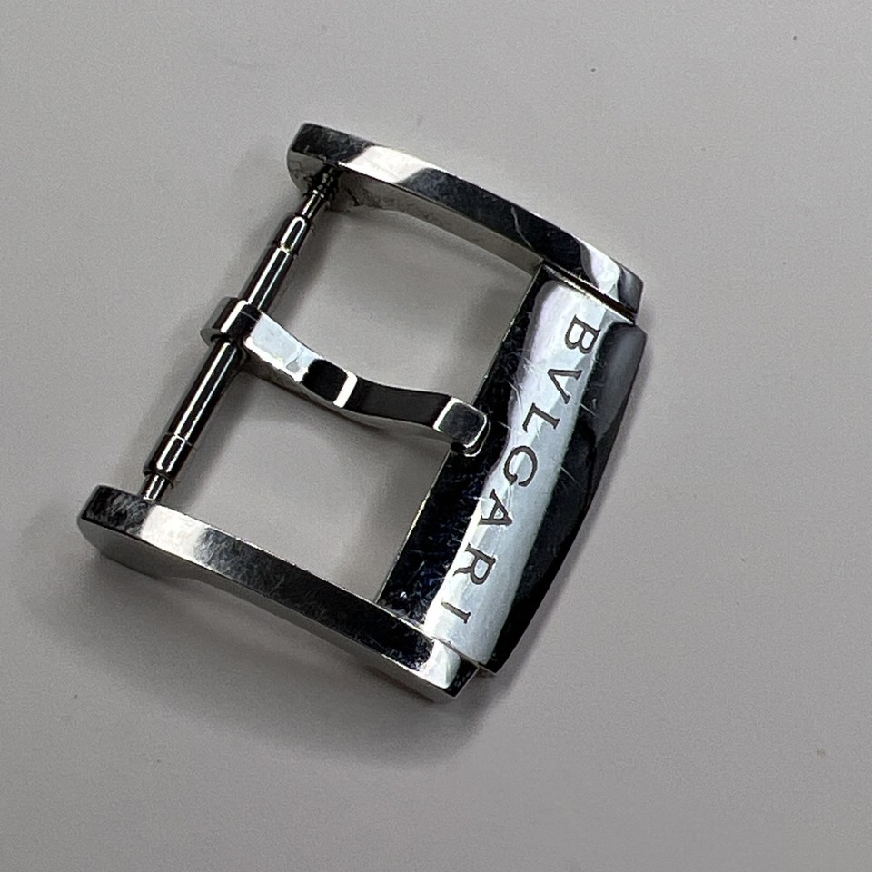 Authentic Bulgari 18mm Stainless Steel Tang Buckle Clasp OEM | eBay