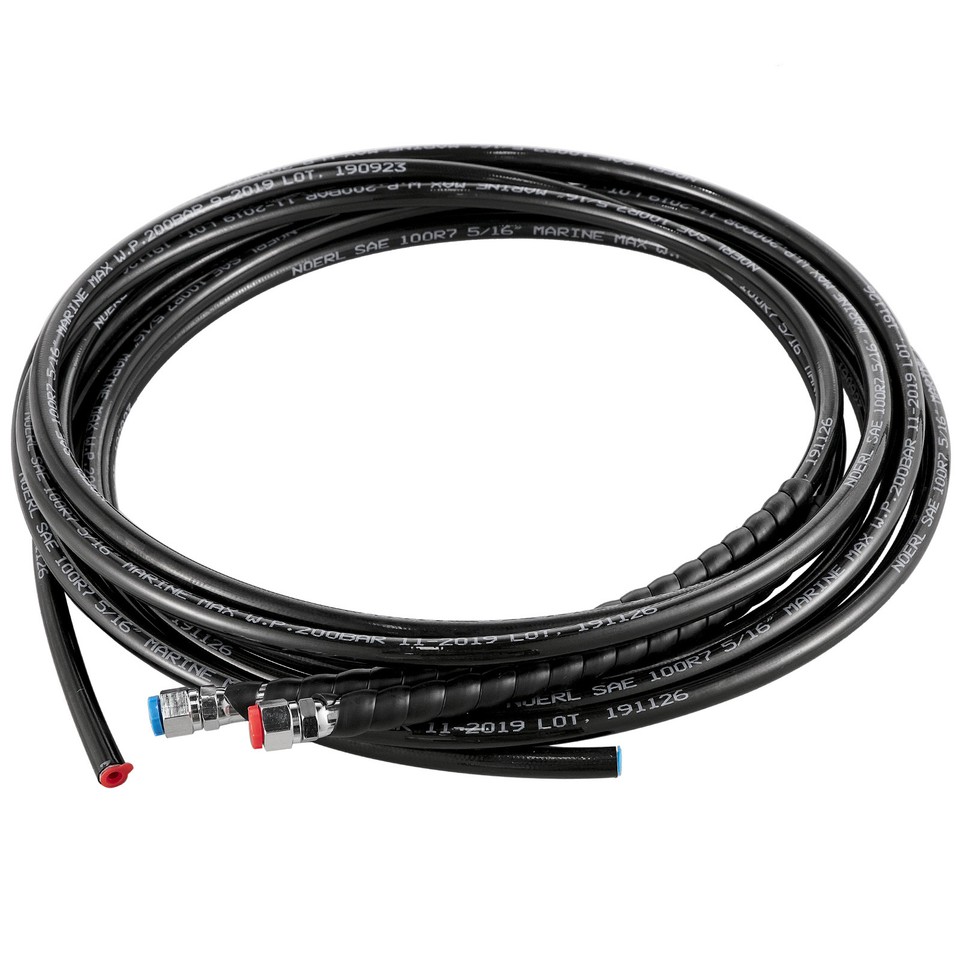 HK6400A-3 HO5120 Hydraulic Outboard Boat Steering Kit 20ft Hoses 300HP ...