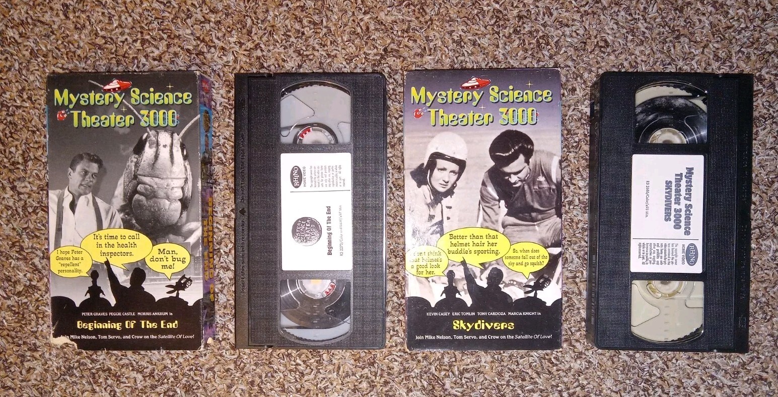 Mystery Science Theater 3000 Lot VHS 2 Used Tested Working Skydivers | eBay