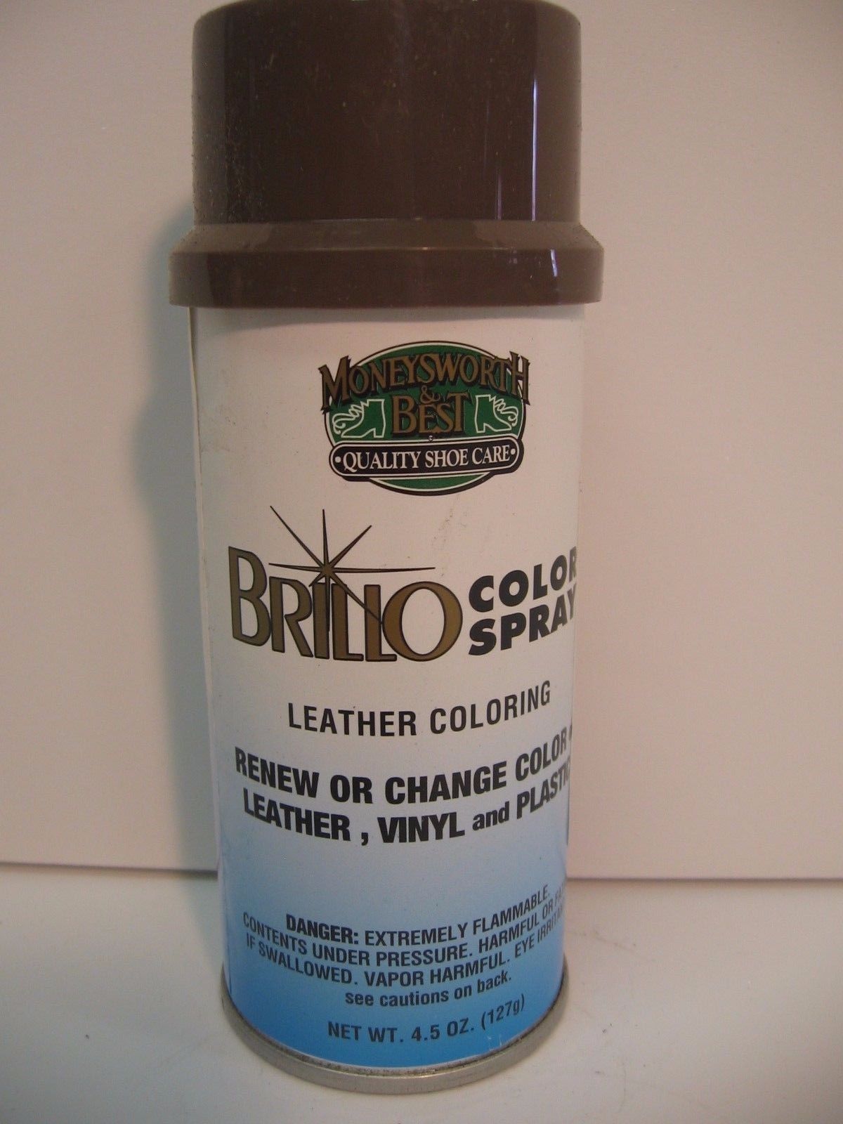 Brillo Color Spray Shoes Boots Leather Vinyl 4.5 oz. | eBay