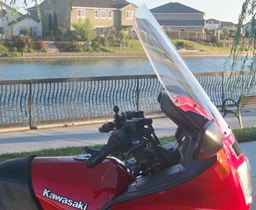 Calsci Tinted or Clear Shorty Windshield for Kawasaki Concours 1000 ...
