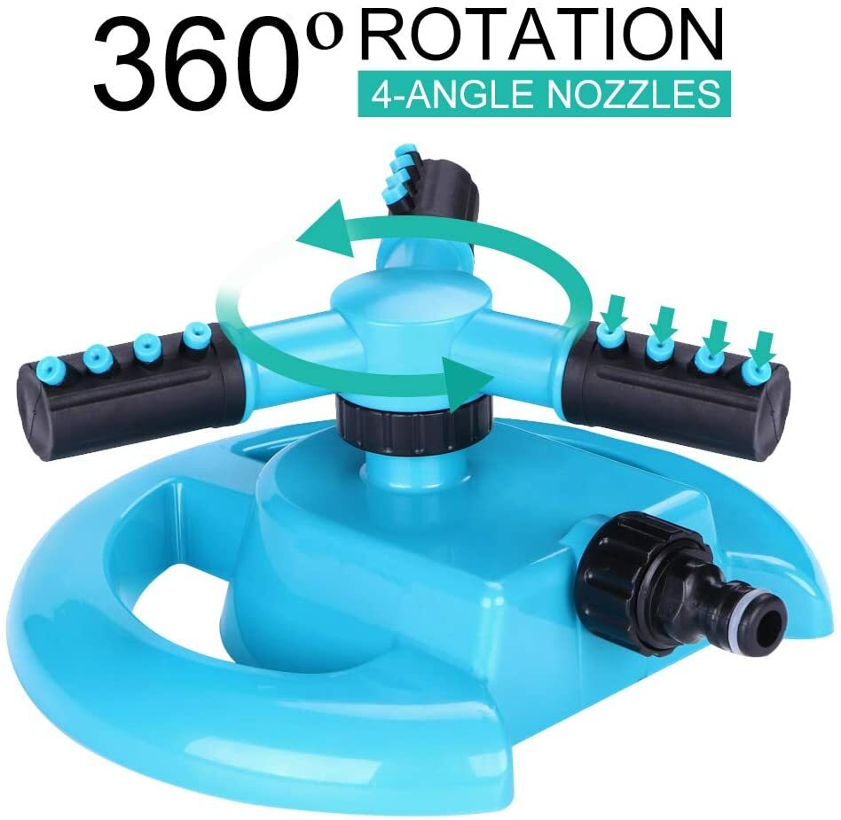 Garden Sprinkler 360 Degree Rotating Lawn Sprinkler Automatic ...