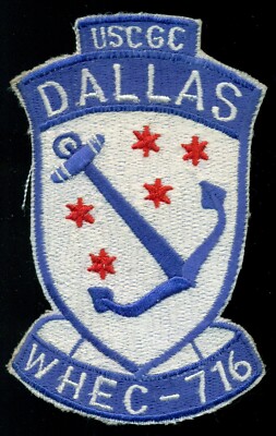 USCG USCGC Coast Guard Dallas WHEC-716 Patch AA | eBay