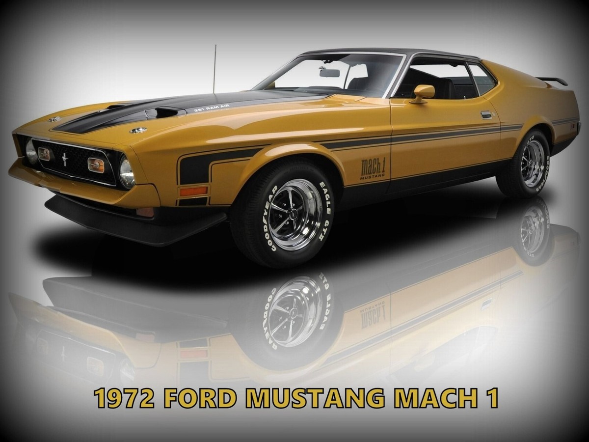 Ford Mustang Mach 1 De 1972