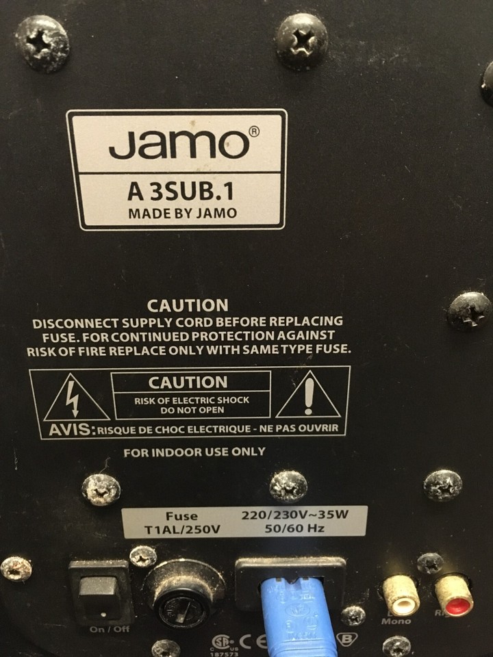 Jamo A3sub.1 Subwoofer (Silver) | eBay UK
