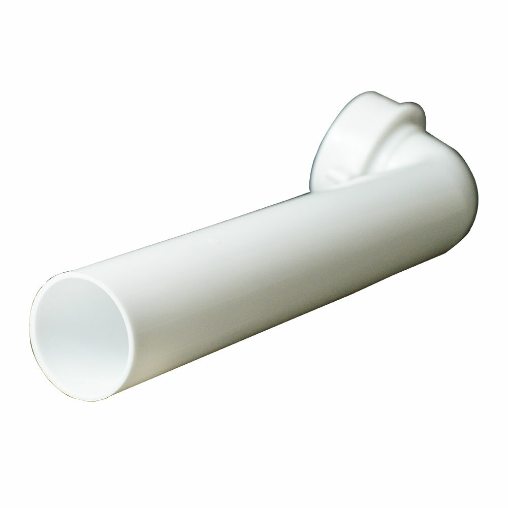 9-1/2" PVC Slip Joint Waste Arm / Bend with 1-1/2" Slip Joint Nut ...