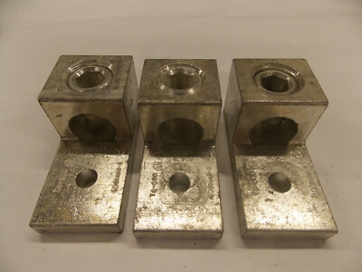 Lot of 3 New Square D ILSCO TA-600 Al9Cu One Hole Lug 600 KCMIL-2 E7 | eBay