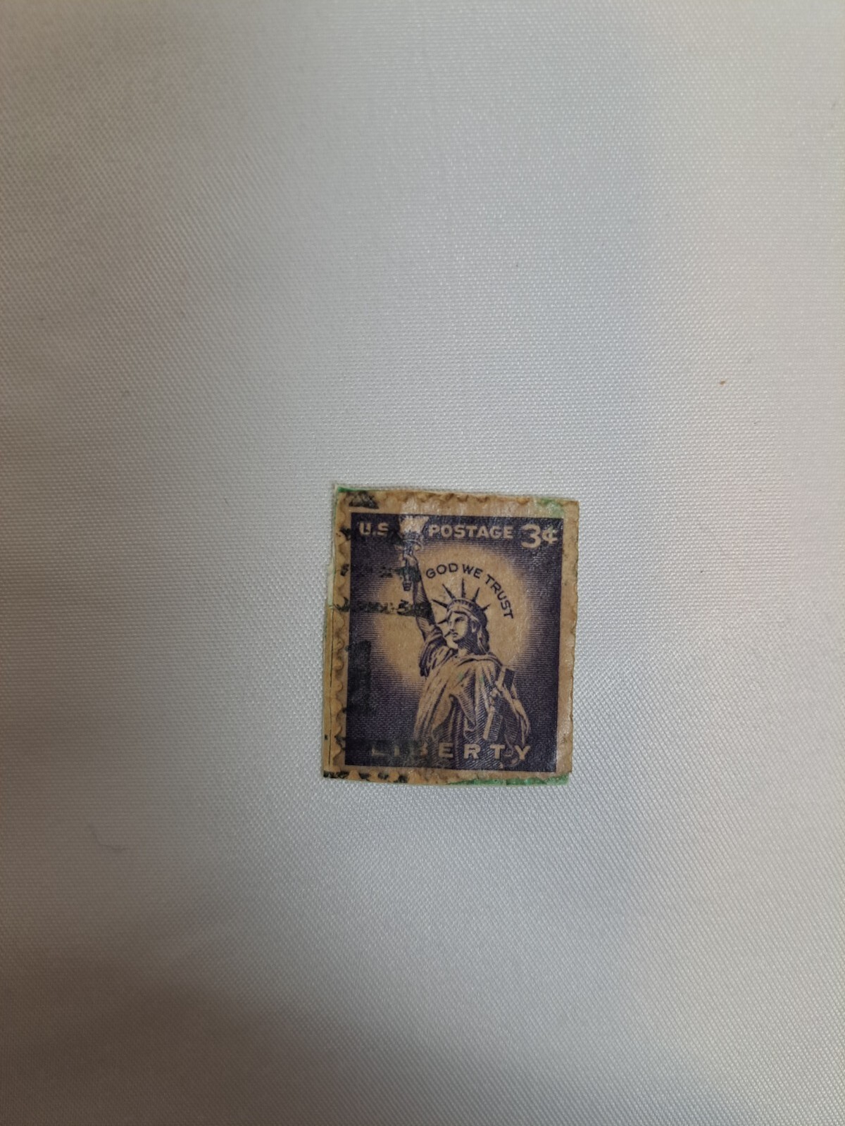 Vintage - 3 CENT Purple Lady Statue Of Liberty US POSTAGE STAMP Used | eBay