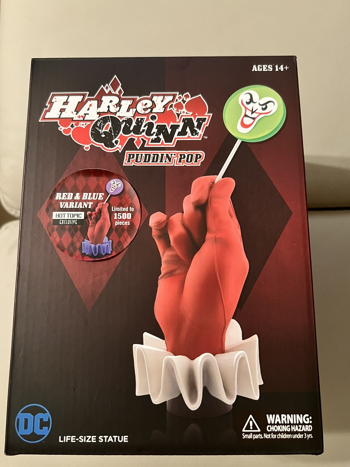 Harley Quinn Puddin Pop Red and Blue Variant Hot Topic Exclusive 1500 pieces | eBay