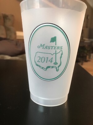 2014 Official Masters Golf Frosted Plastic Drink Cup Collectible ...
