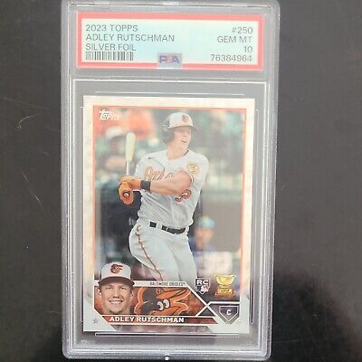 2023 Topps Adley Rutschman RC Silver Foil Rookie Card #250 PSA 10 | eBay