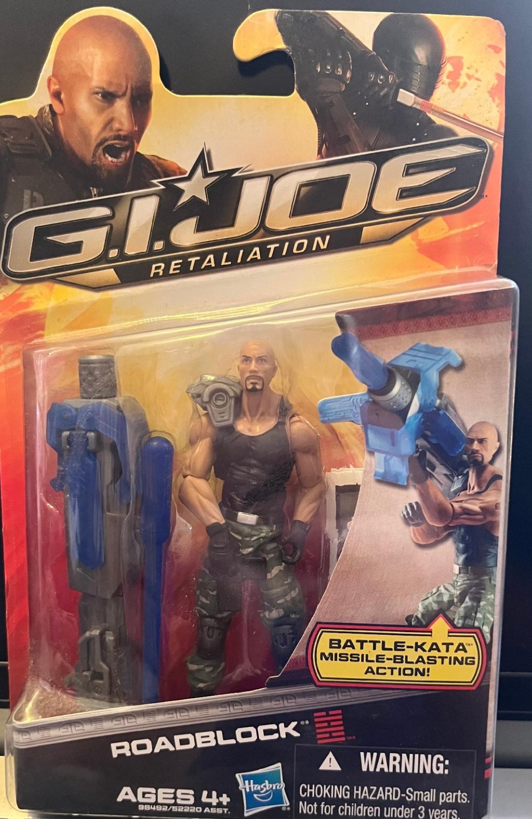 GI Joe Retaliation Roadblock Action Figure WWE The Rock Hasbro 2011 ...