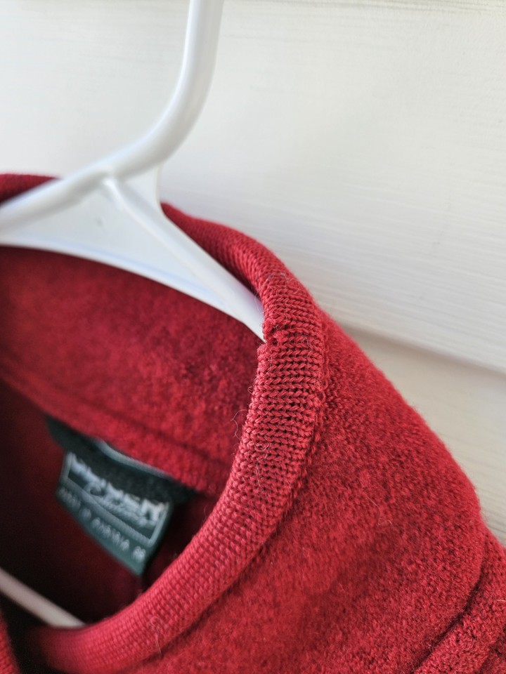 Geiger of Austria 63510 Boiled Wool Walk Coat Red Size 8 Silver Coin ...