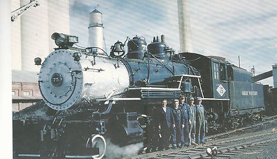 Great Western Railway Engine #75 2-8-0 with Crew 1965 Postcard Train ...