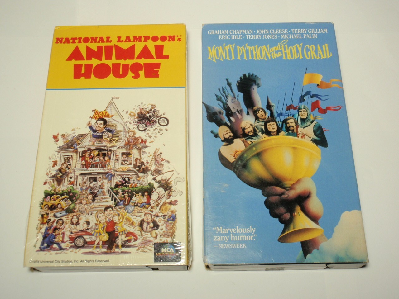 Lot 2 VHS Tapes: National Lampoon Animal House & Monty Python Holy ...