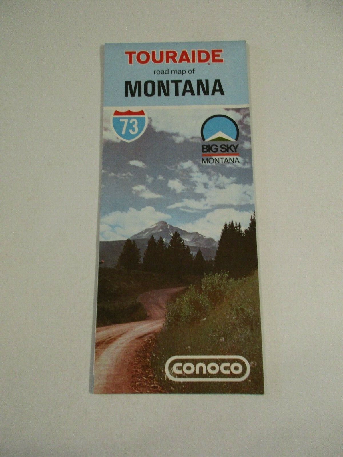 Vintage 1973 Conoco Montana State Highway Gas Service Station Road Map ...