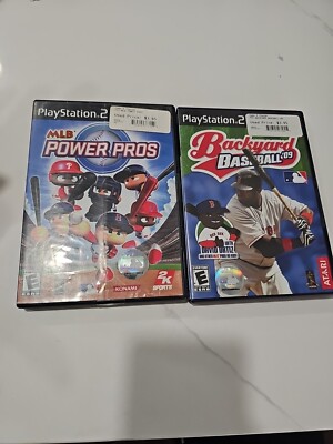 MLB Power Pros + Backyard Baseball 09 (Sony PlayStation 2) 710425373152 ...
