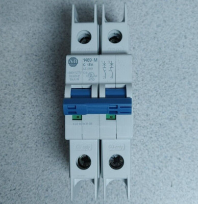 ALLEN-BRADLEY 1489-M2C150 CIRCUIT BREAKER 480Y/277VAC/96VDC 15A WOW ...