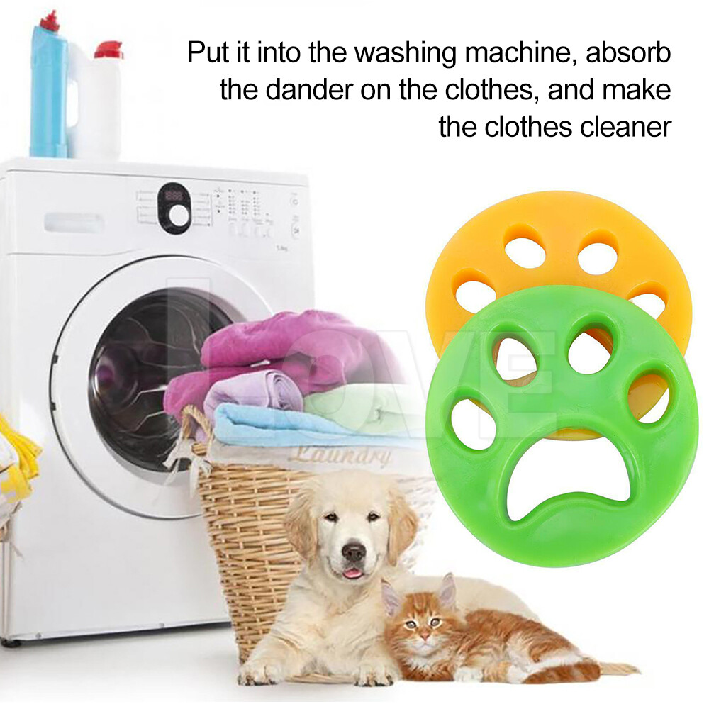 2PCS Pet Hair Remover Cat Fur Dog Hair Lint Catcher from Laundry ...
