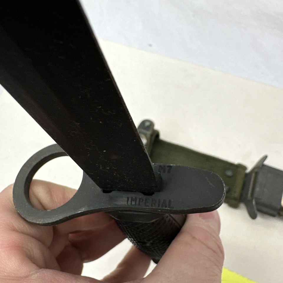 Genuine Military Issue Vietnam War US Army GI M7 M8A1 PWH Co Scabbard ...