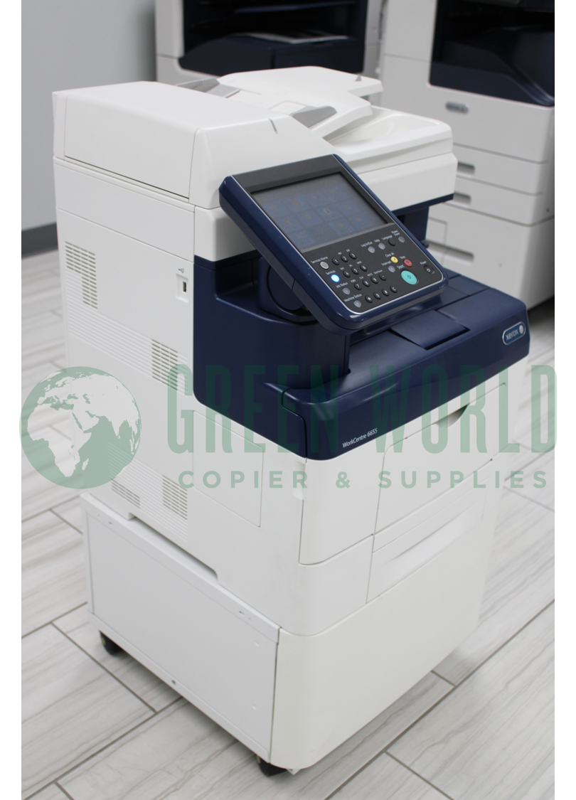Xerox WorkCentre 6655 Multifunction copier/printer 35ppm with low meter ...