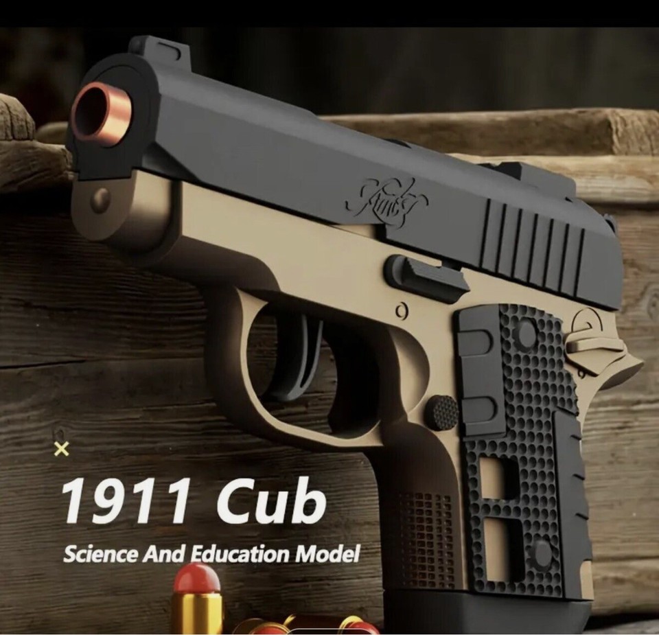 Kimber Micro 9 Subcompact 1911 Toy Gun Semi Auto Shooting Pistol Black ...