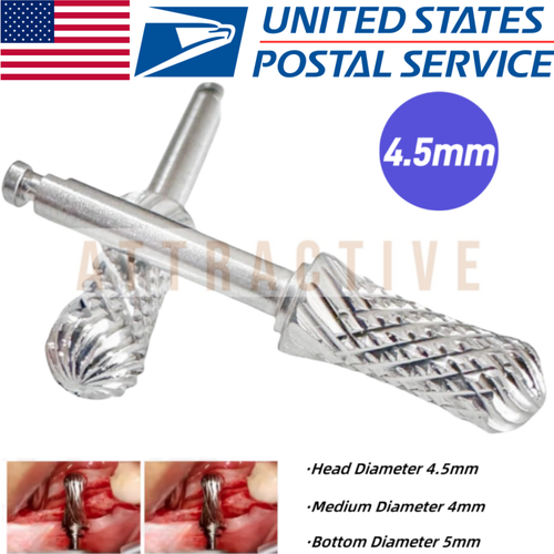 Dental Bone Mill Drill Crest Remover Ridge Contouring Bur Trimming ...