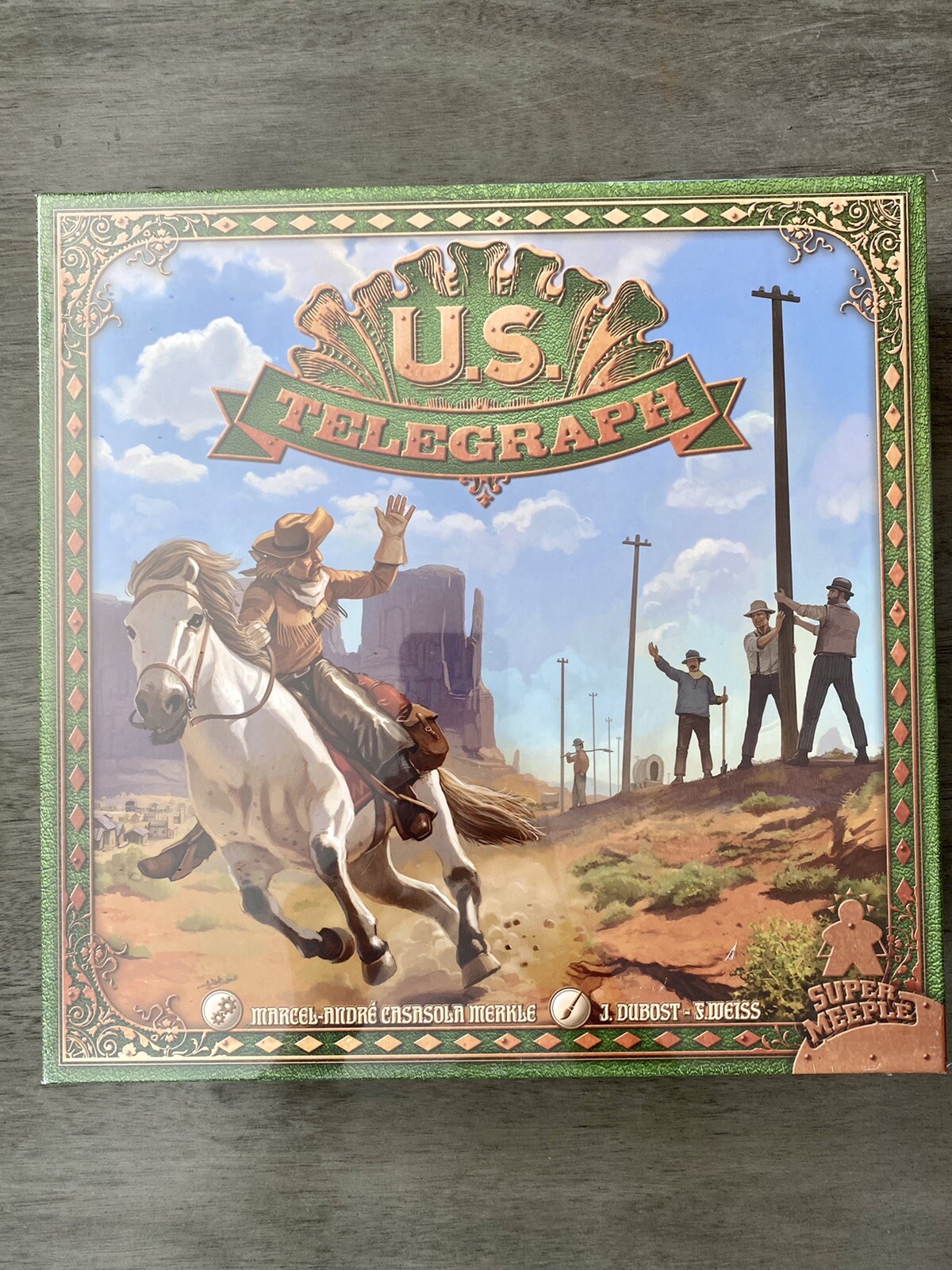 U.S. TELEGRAPH Board Game - Super Meeple | eBay